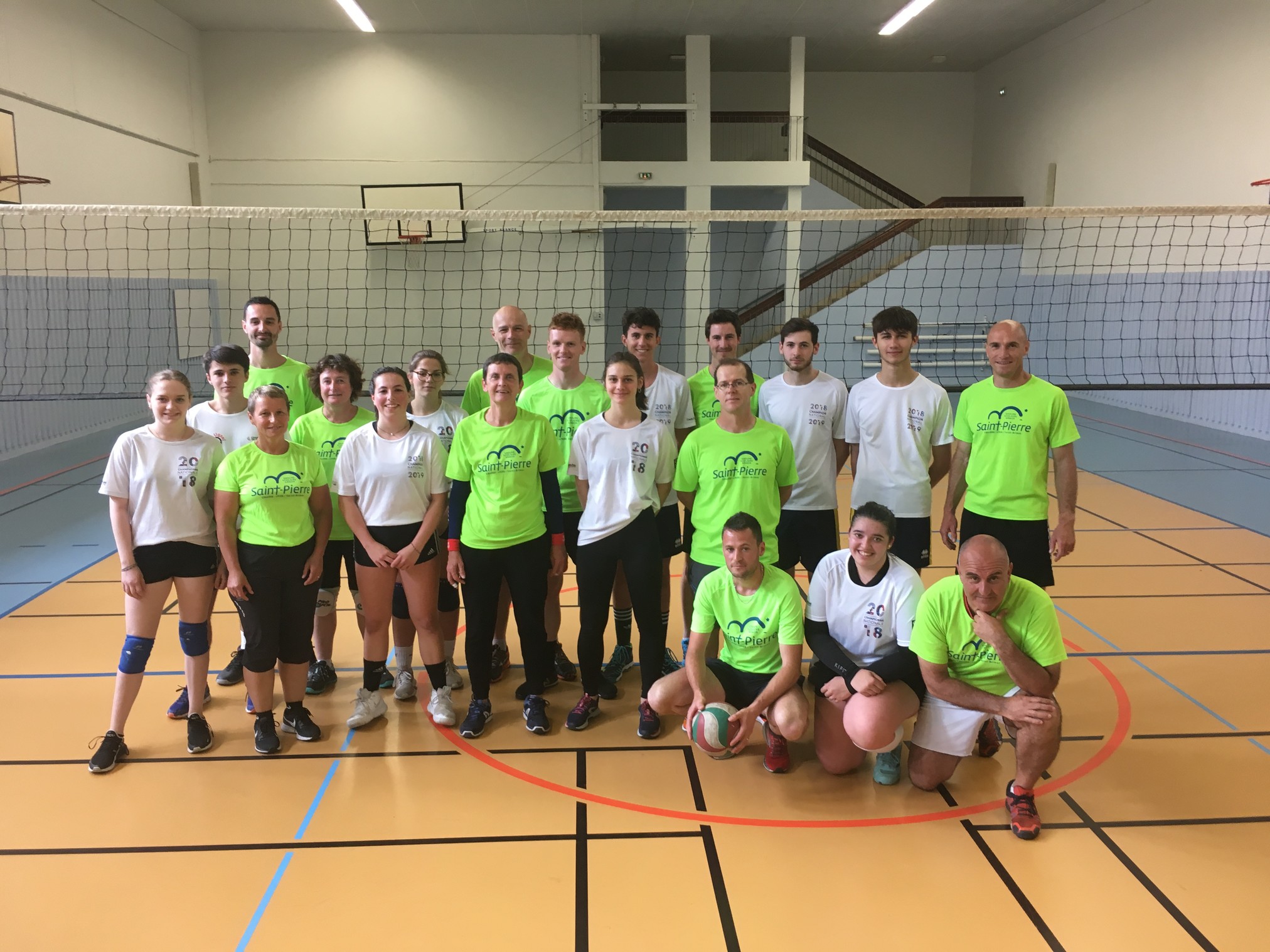Match de volley profs-élèves